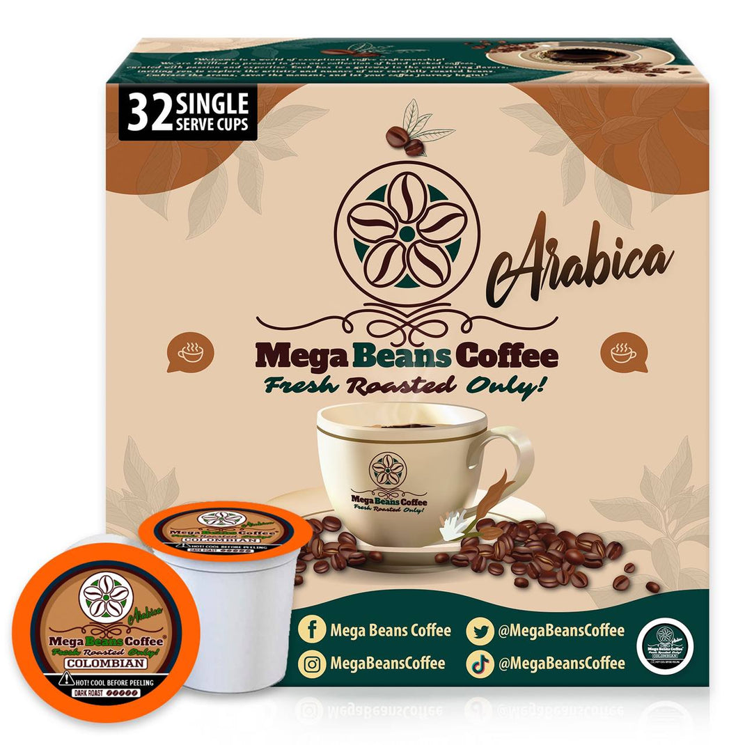 Specialty Coffee flavor and aroma with Mega Beans Coffee & Lattio