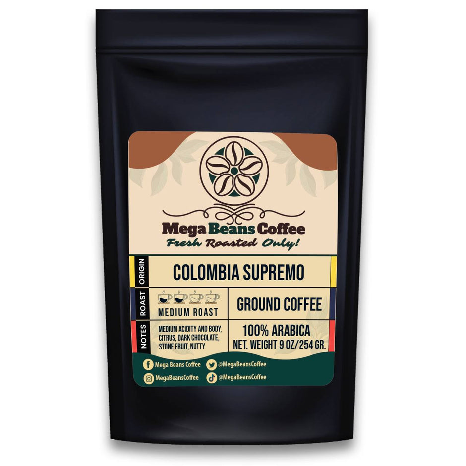 Specialty Coffee flavor and aroma with Mega Beans Coffee & Lattio